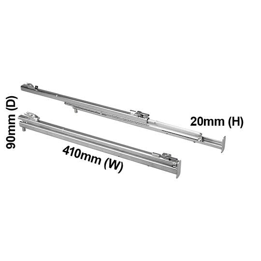 Electrolux Oven Left and Right Telescopic Side Rail Full Set for Upper ...
