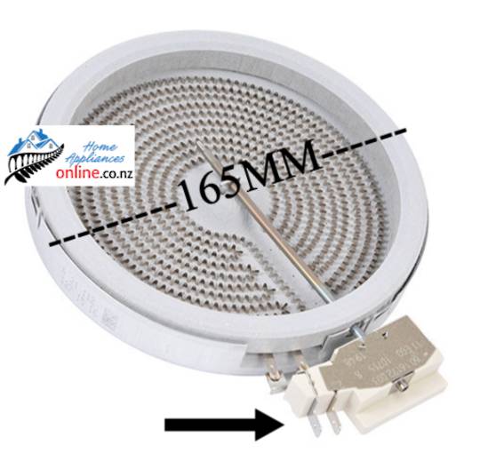 Westinghouse Simpson Electrolux Ceramic Cook Top Element 140MM 1200W P ...