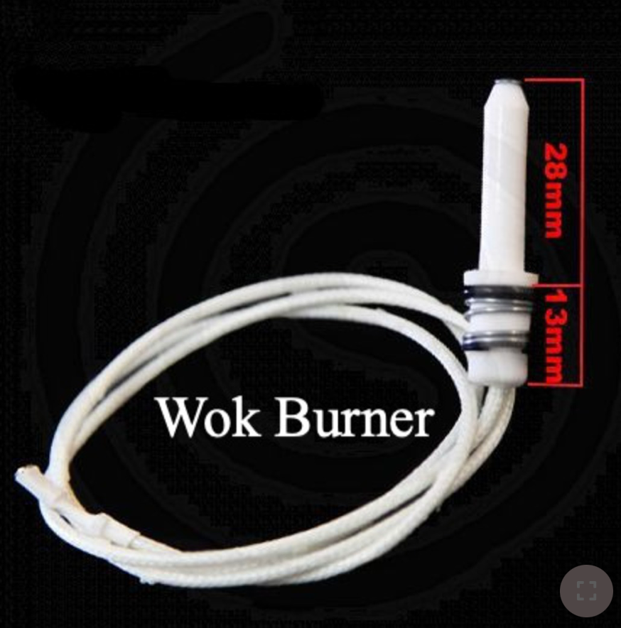 Ilve Oven Or Cooktop Gas Burner Ignition Candle 28MM Wok Burner Or Tri ...