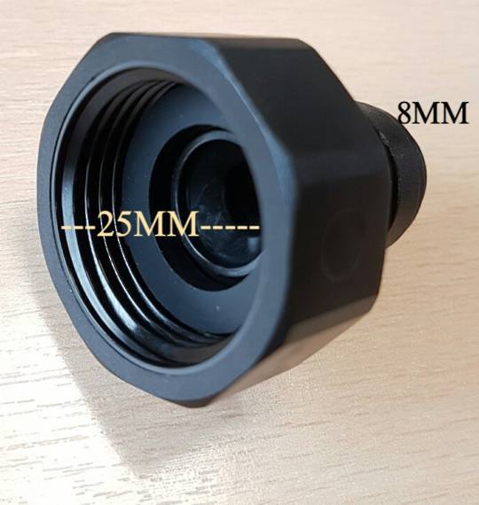 Fridge Inlet Hose Adaptor Tap 8 MM insert to Female Connection 3/4 Inc ...