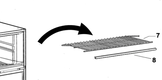 Fisher Paykel Freezer Wire Rack E331T, , E381T, E411T, N325T, N405T ...