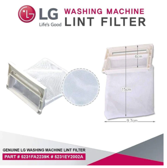 Genuine LG Washing Machine Lint Filter Fuzzy Logic GD - 5231EY2002A ...